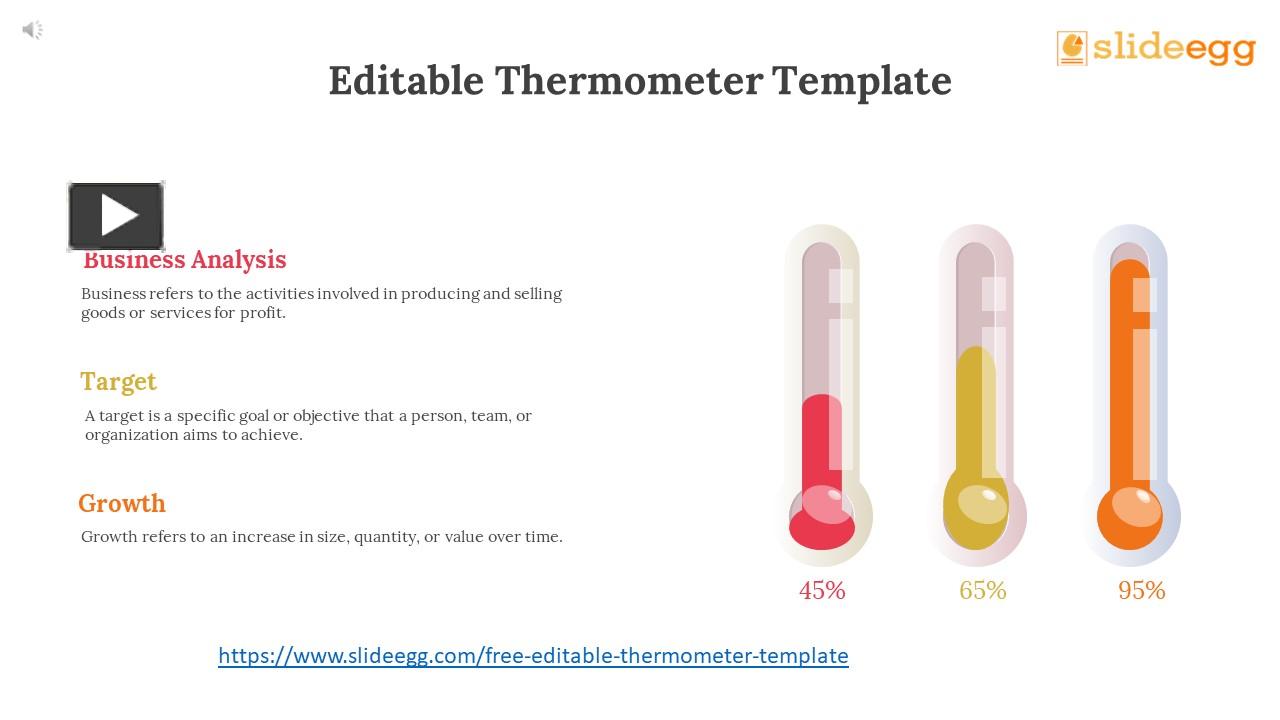 PPT – Track Progress Effectively with SlideEgg's Free Editable Thermometer Template PowerPoint ...