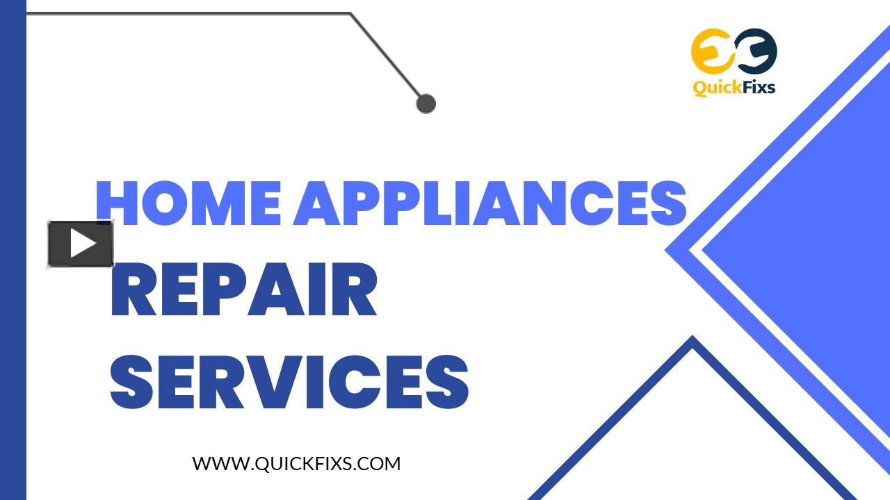 Home Appliance Repair Services presentation | free to download