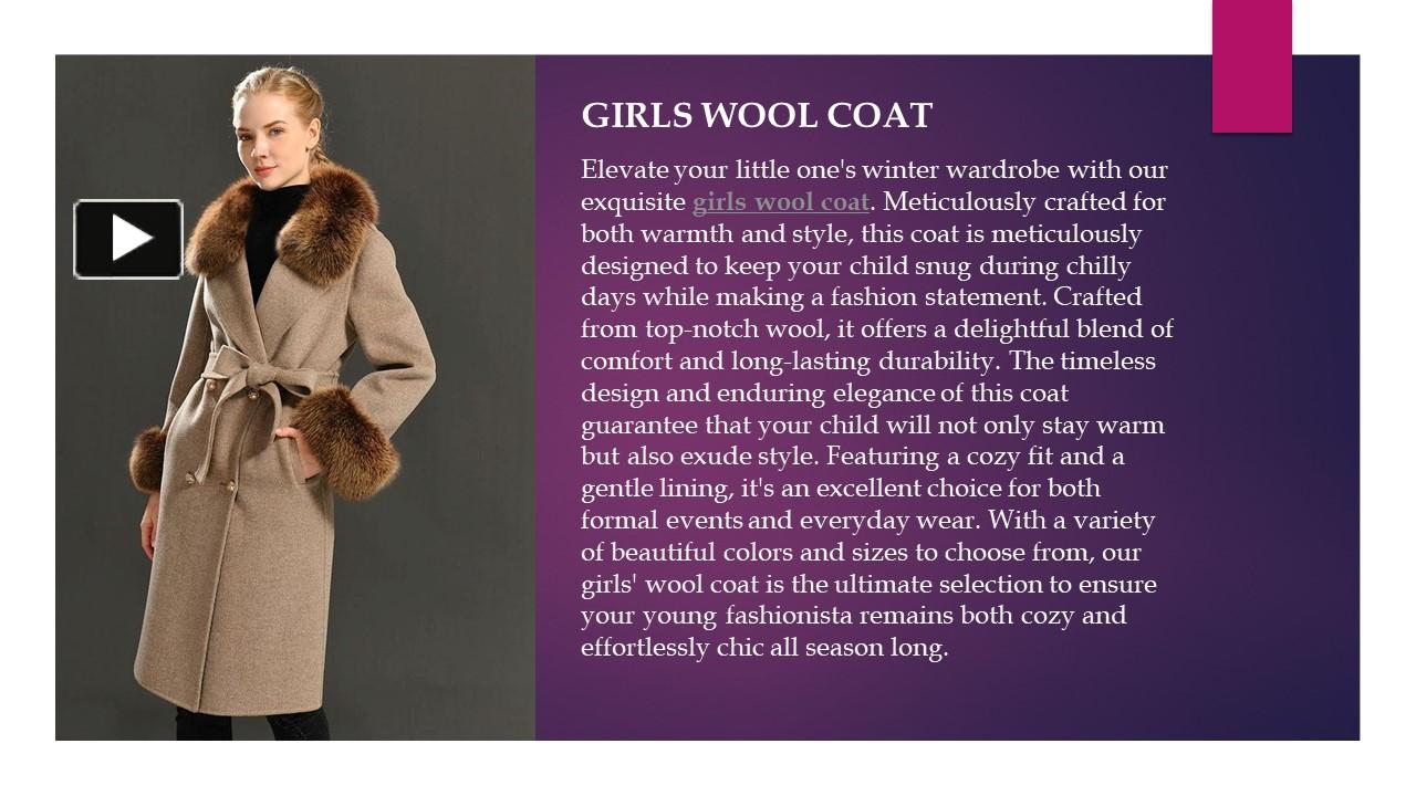 PPT – girls wool coat PowerPoint presentation | free to download - id: 97a3e0-Y2FjY