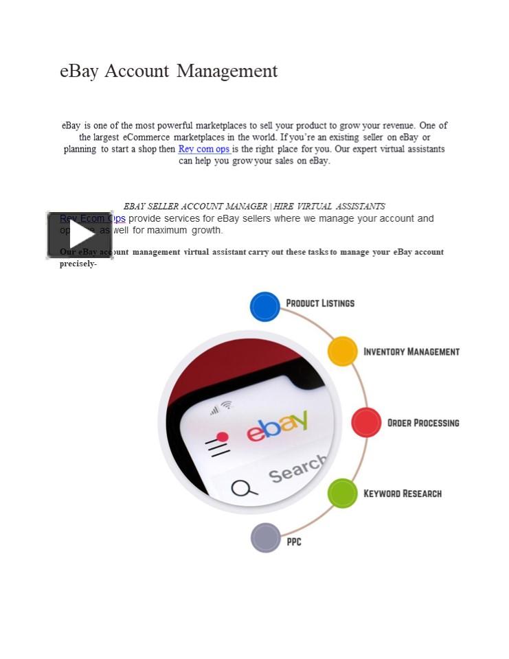 PPT – EBAY SELLER ACCOUNT MANAGER PowerPoint presentation | free to download - id: 97a476-OTI5O