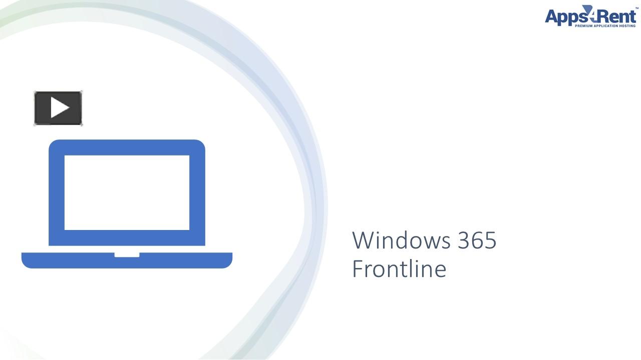 Windows 365 Frontline presentation | free to download
