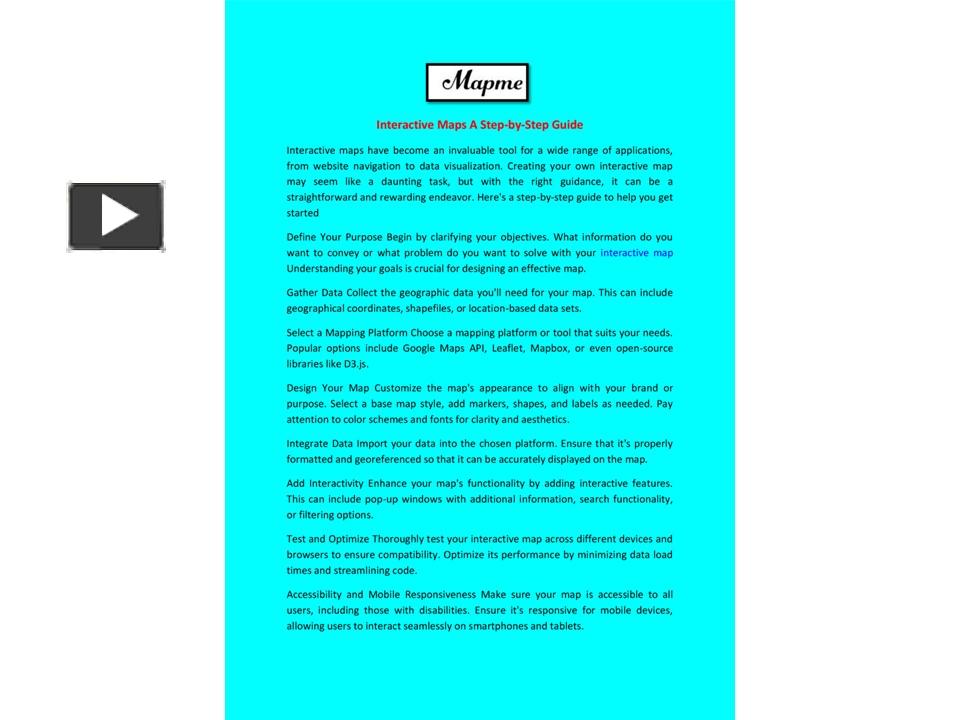 Ppt Interactive Maps A Step By Step Guide Powerpoint Presentation