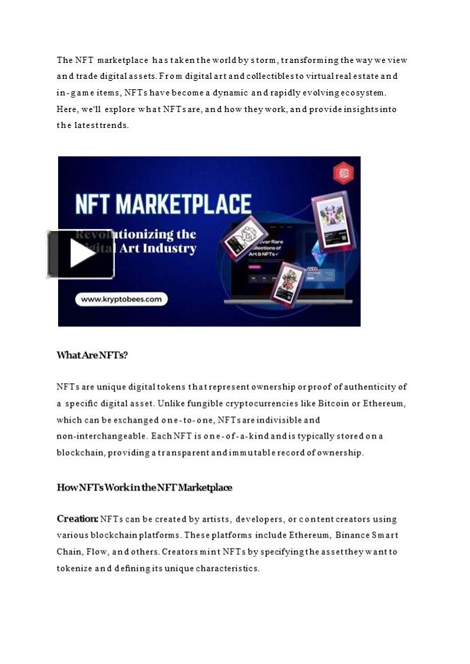 PPT – The Rise of NFT Marketplaces: Revolutionizing the Digital Art Industry PowerPoint ...