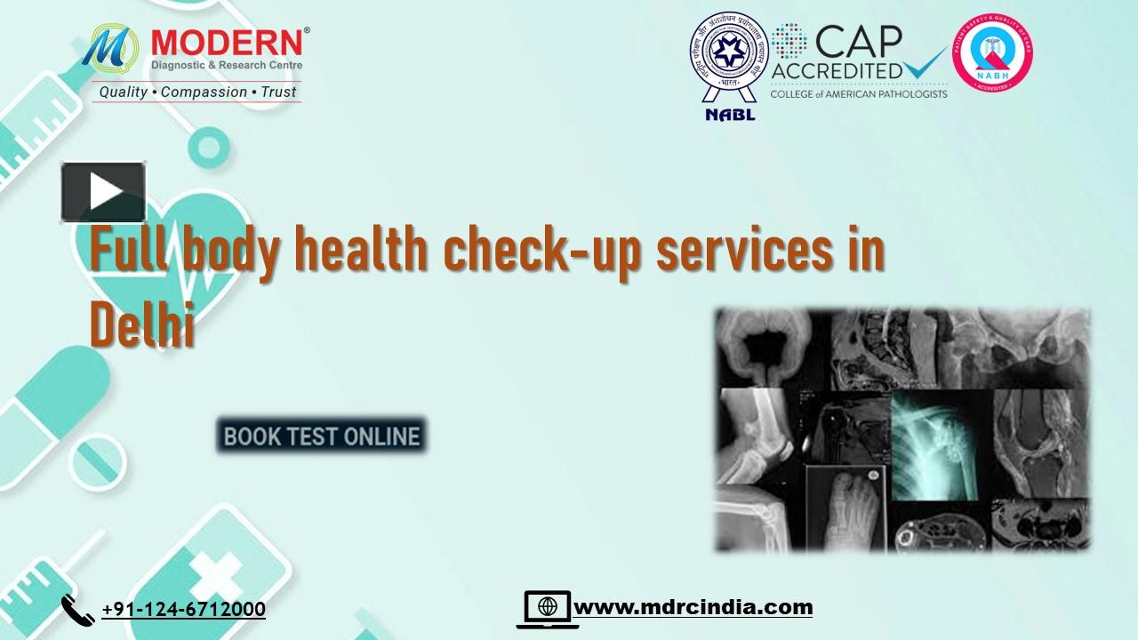 PPT – MDRC India's Comprehensive Full Body Health Checkup in Delhi PowerPoint presentation ...