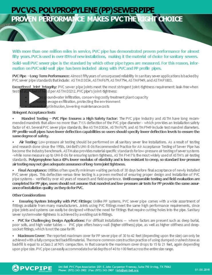 PPT – PVC vs. Polypropylene (PP) Sewer Pipe PowerPoint presentation | free to download - id ...