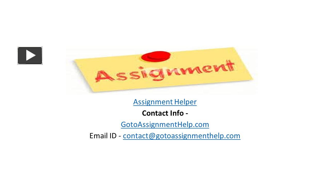 PPT – Academic Excellence Made Easy with Assignment Help PowerPoint presentation | free to ...