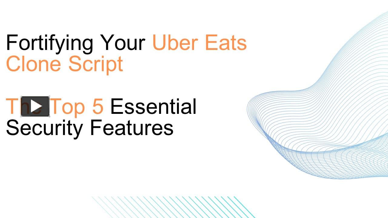 PPT – Elevate Your Culinary Venture: Unleashing Potential with Alphacodez's UberEats Clone ...