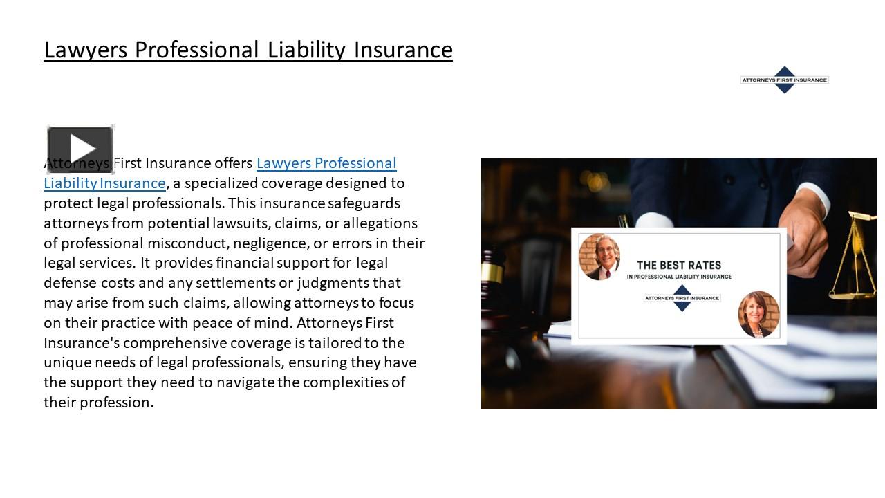 PPT – Lawyers Professional Liability Insurance PowerPoint presentation | free to download - id ...