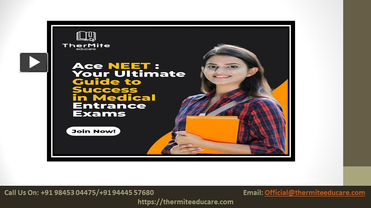 PPT – Ace NEET: Your Ultimate Guide to Success in Medical Entrance Exams PowerPoint presentation ...