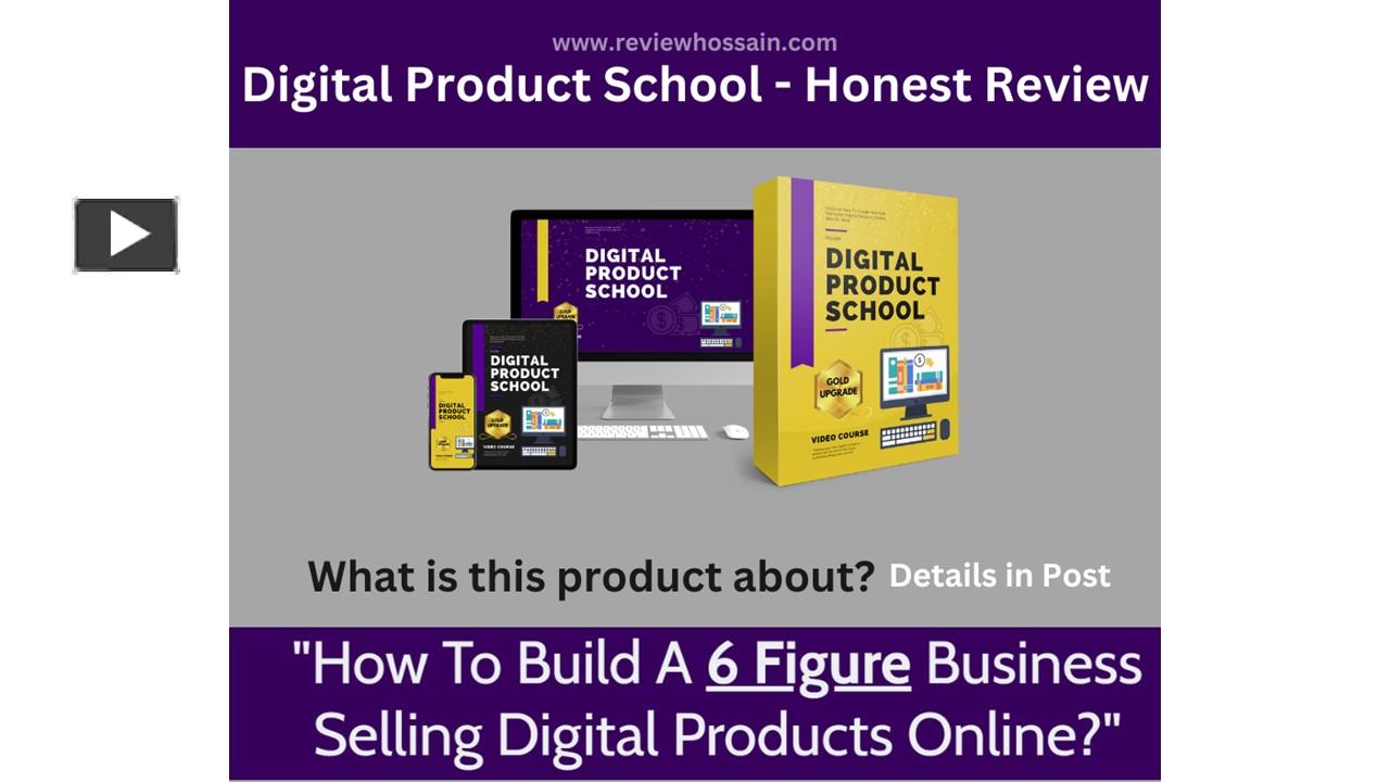 Digital Product School – This Is An Amazing presentation | free to download