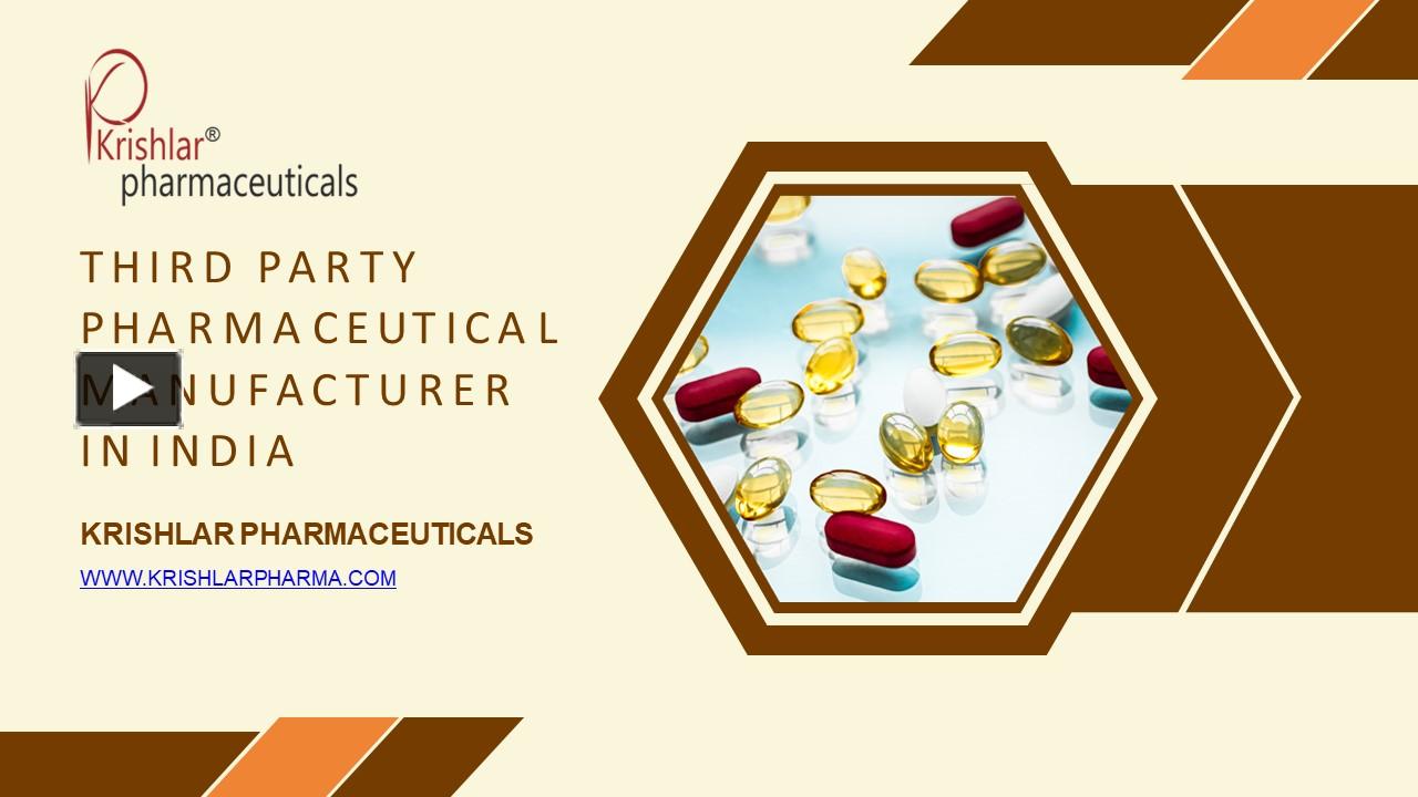 PPT – Best Third Party Pharmaceutical Manufacturer in India PowerPoint presentation | free to ...