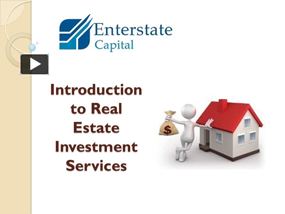 PPT – Introduction to Real Estate Investment Services PowerPoint ...