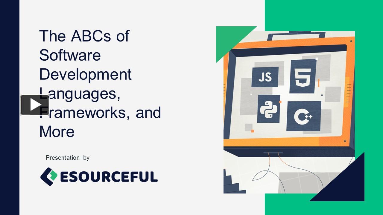 PPT – The ABCs of Software Development Languages, Frameworks, and More PowerPoint presentation ...