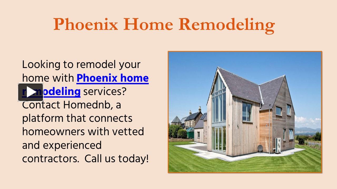 Phoenix Home Remodeling presentation | free to download