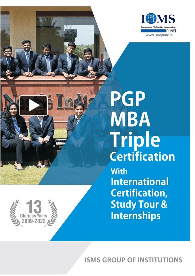 PPT – MBA Admissions 2024: ISMS Pune - Triple Certified MBA Program PowerPoint presentation ...