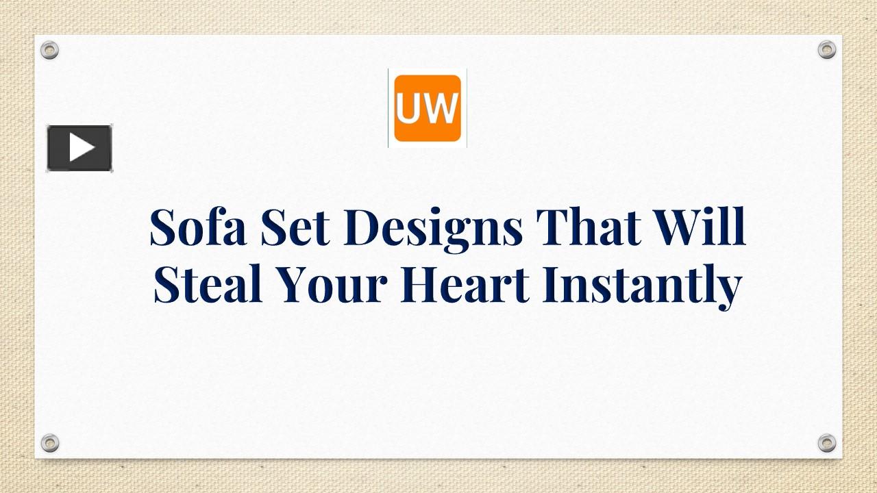 PPT – The Ultimate Guide to Choosing the Perfect sofa set for Your ...