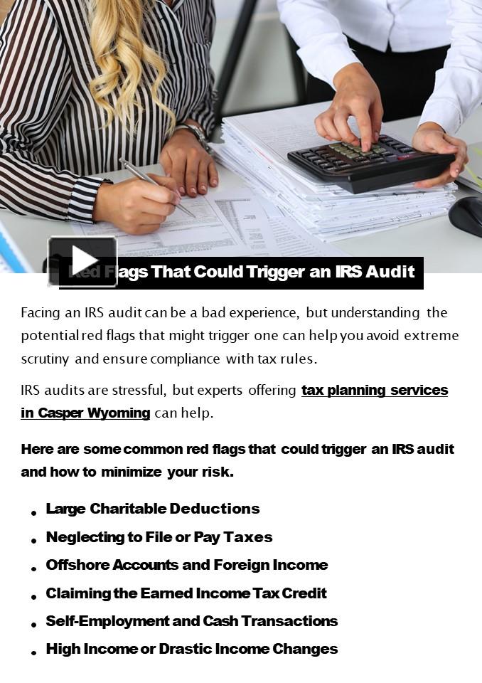 PPT – Red Flags That Could Trigger an IRS Audit PowerPoint presentation | free to download - id ...