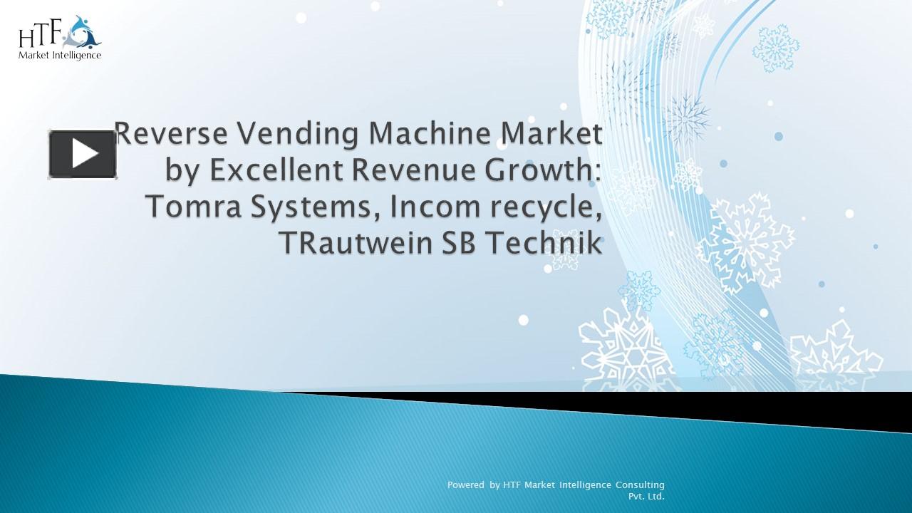 Reverse Vending Machine presentation | free to download