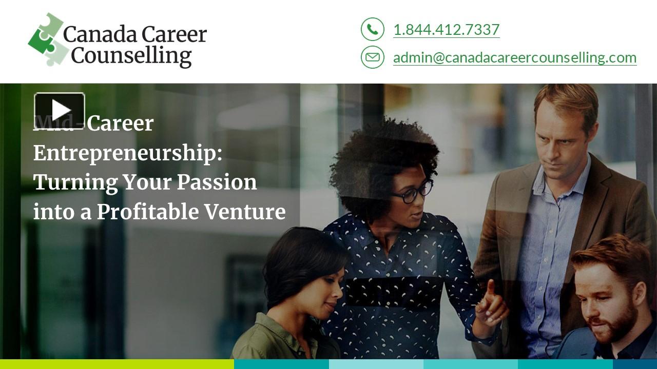 PPT – Mid-Career Entrepreneurship PowerPoint presentation | free to ...