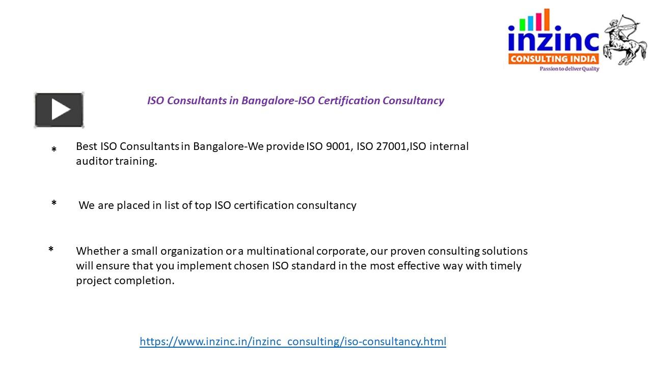 PPT – ISO Consultants in Bangalore-ISO Certification Consultancy PowerPoint presentation | free ...