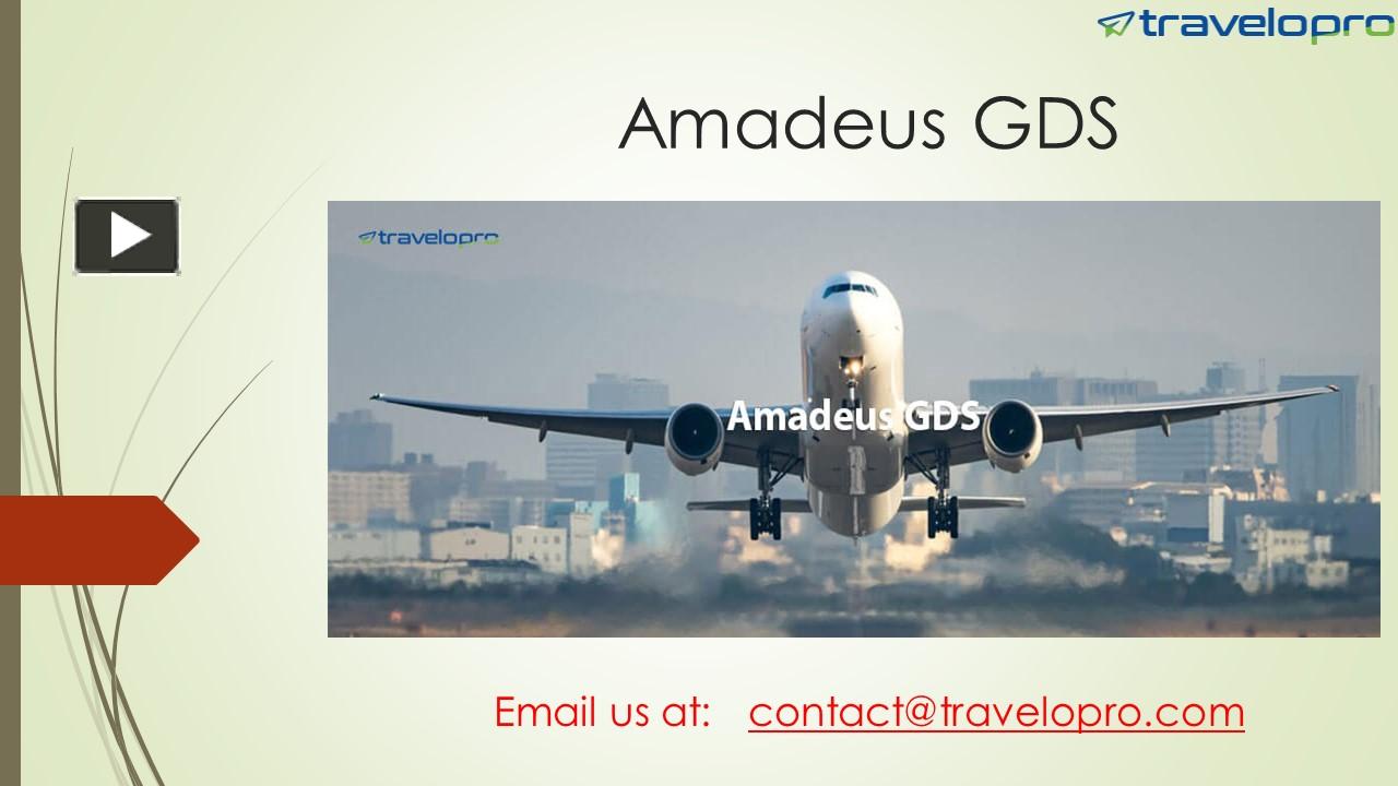 Amadeus GDS presentation | free to download