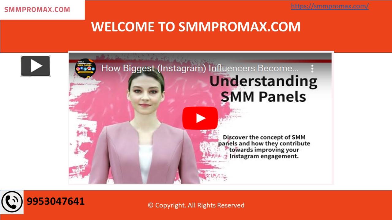 PPT – Smm Panel Instagram Followers PowerPoint presentation | free to download - id: 97d853-NGFhZ