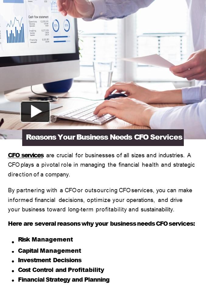 PPT – Reasons Your Business Needs CFO Services PowerPoint presentation | free to download - id ...