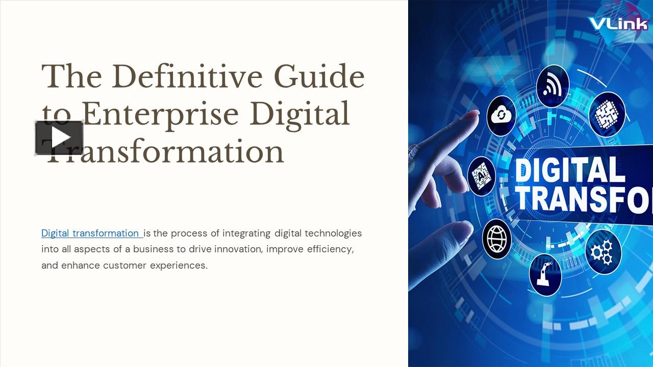 PPT – The Definitive Guide to Enterprise Digital Transformation ppt PowerPoint presentation ...