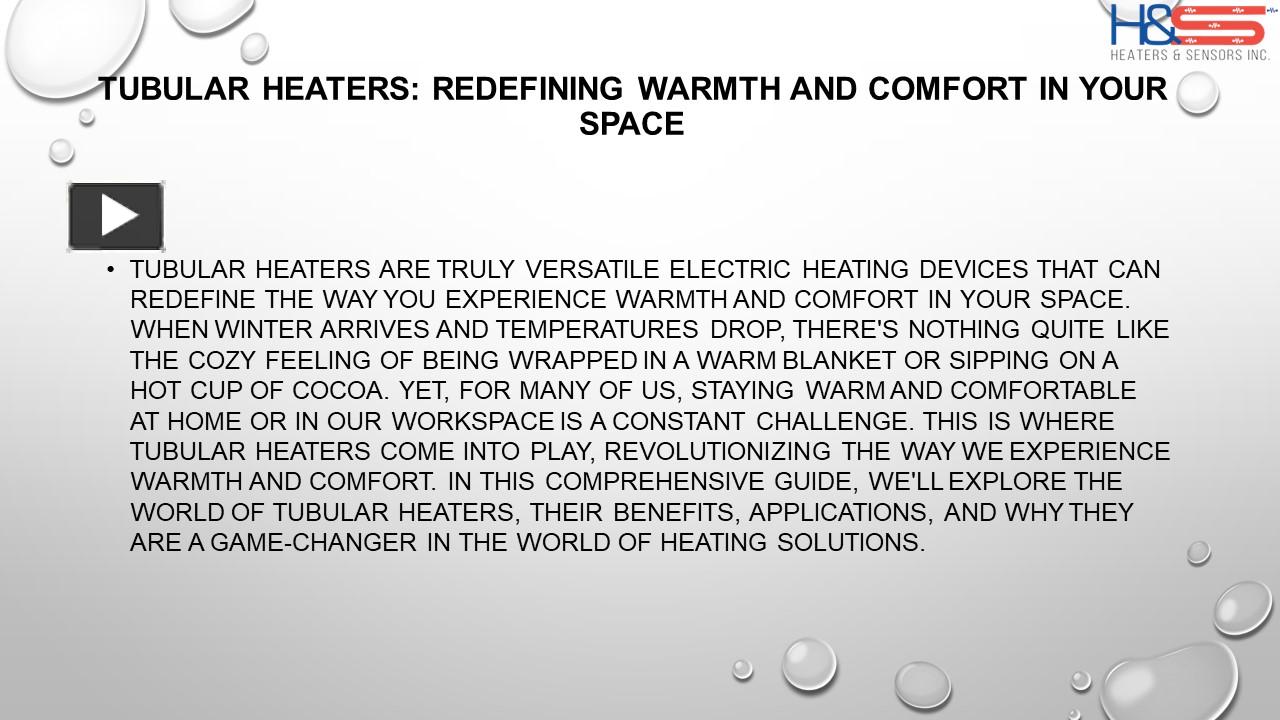 PPT – Tubular Heaters: Redefining Warmth and Comfort in Your Space PowerPoint presentation ...