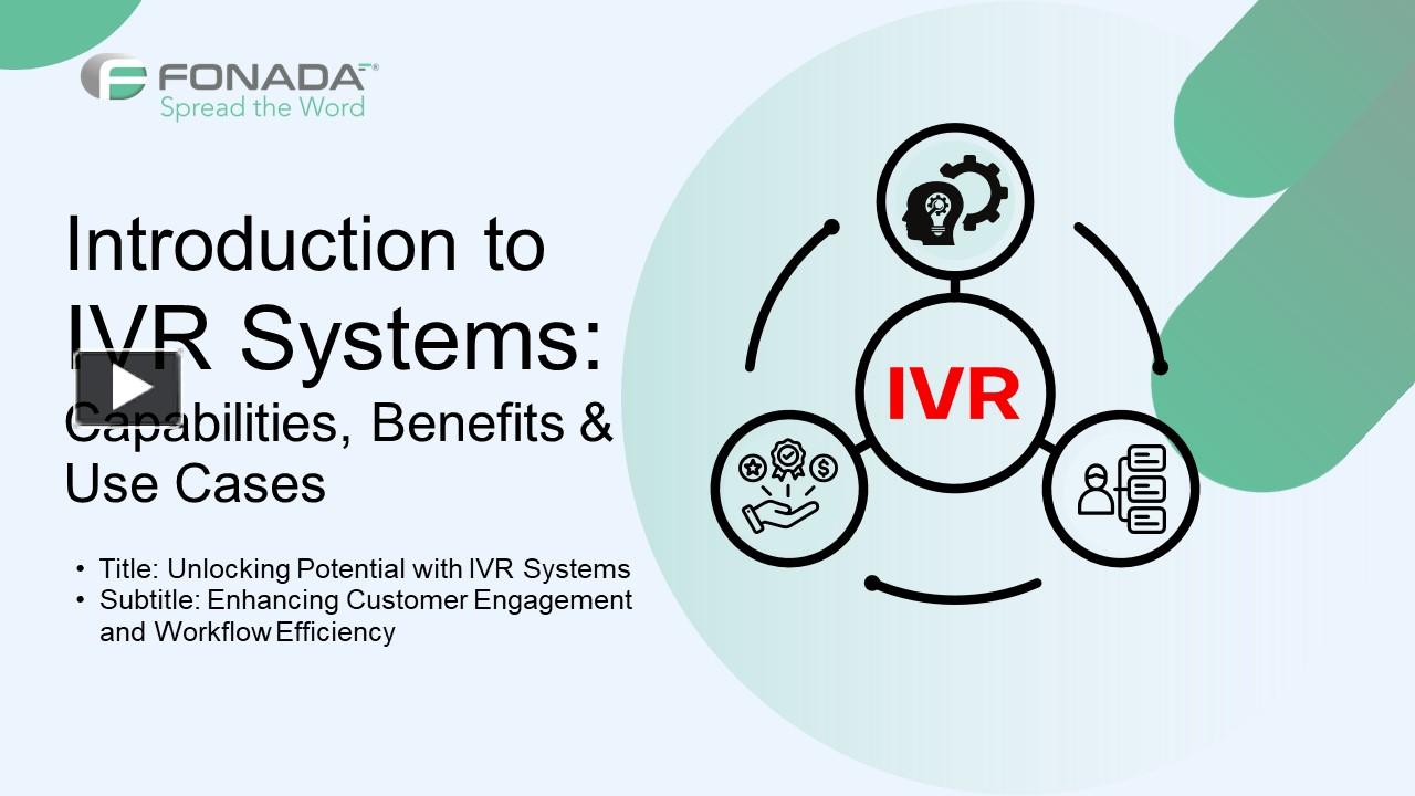Introduction to IVR Systems presentation | free to download