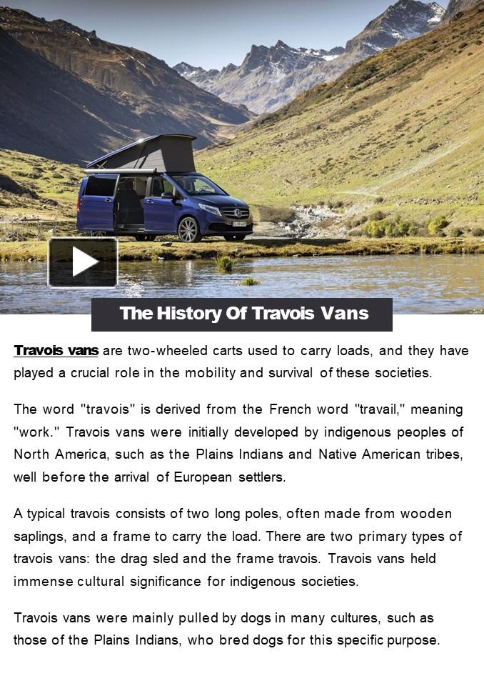 PPT – The History of Travois Vans PowerPoint presentation | free to download - id: 97dfdb-N2IyM