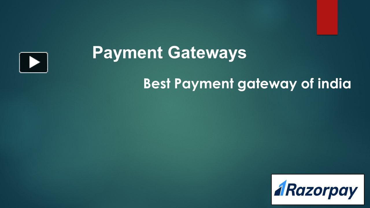 PPT – Payment Gateway PowerPoint presentation | free to download - id: 97e008-OTFiM