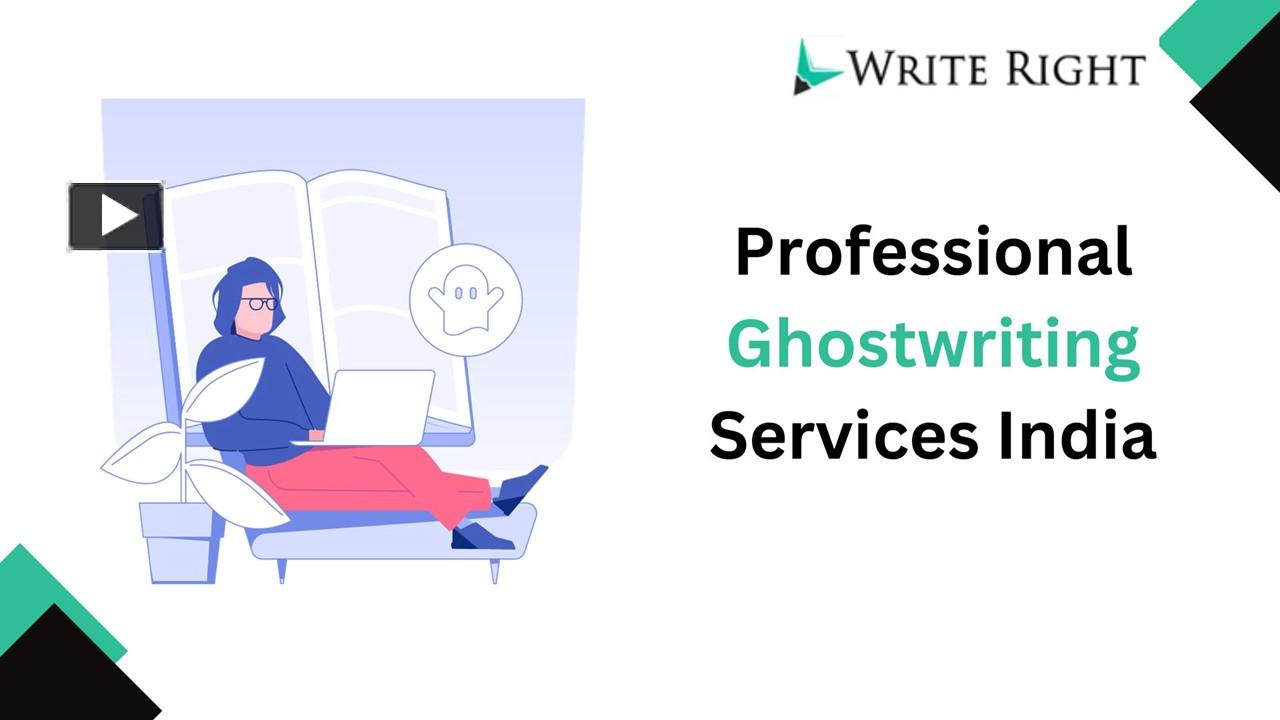 Professional Ghostwriting Services India presentation | free to download