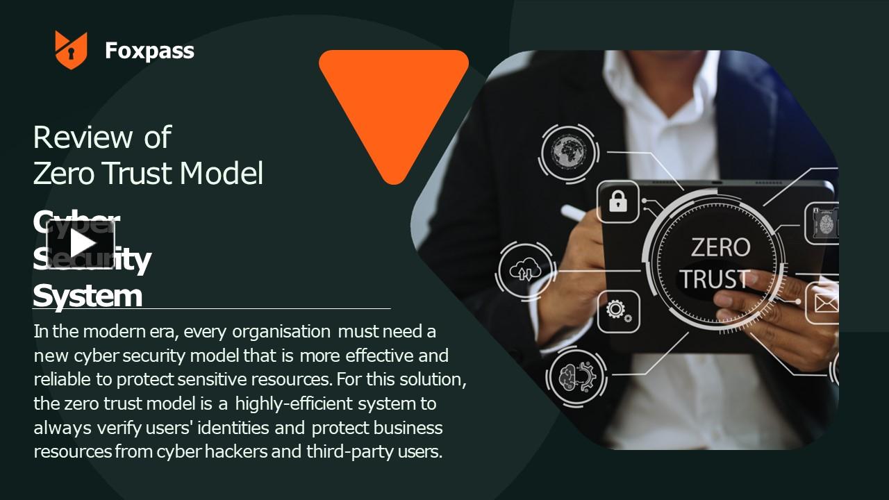 PPT – Review of Zero Trust Model Cyber Security System PowerPoint presentation | free to ...