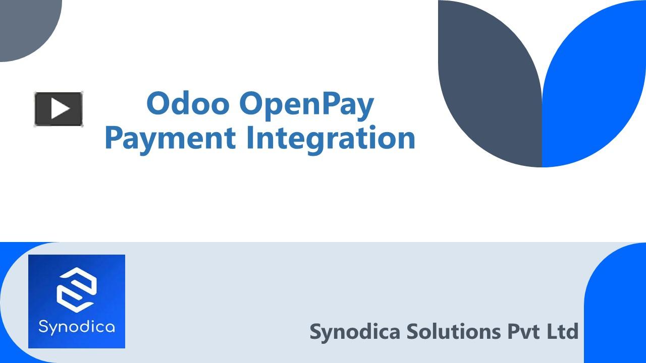 Ppt Odoo Erp Integration Services Powerpoint Presentation Free To