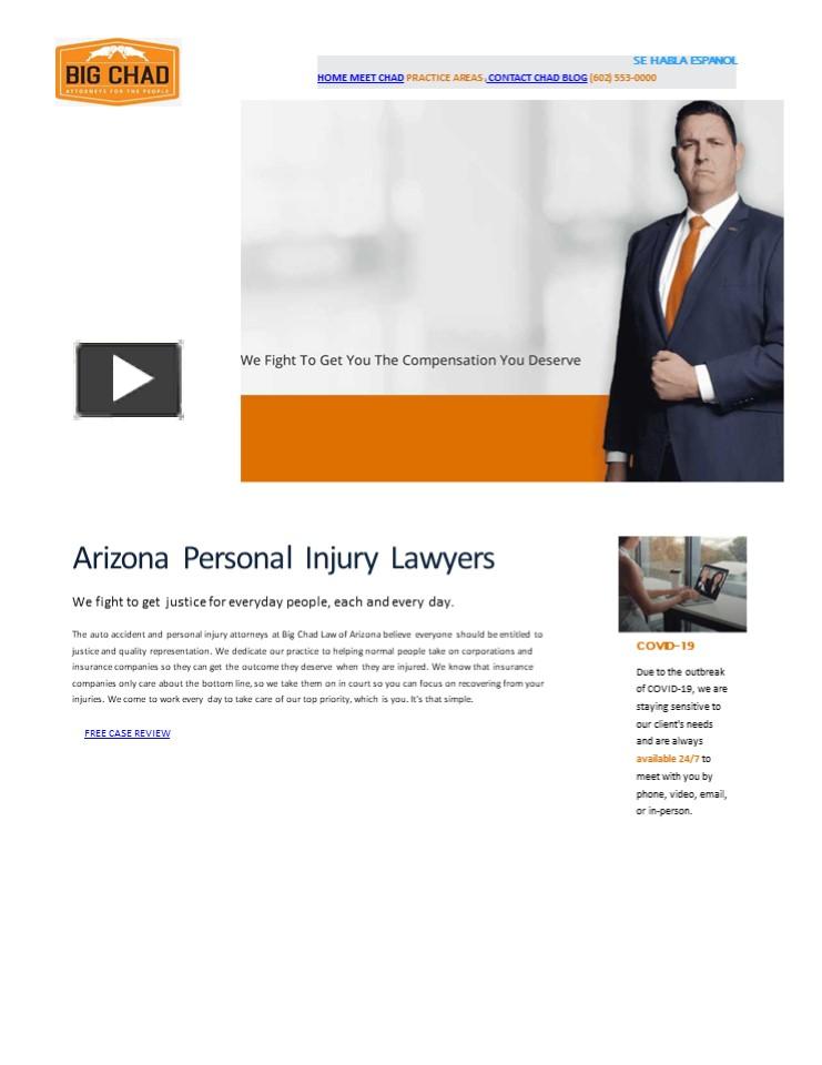 PPT – Looking for Experienced Personal Injury Attorney In Phoenix | Big Chad Law PowerPoint ...