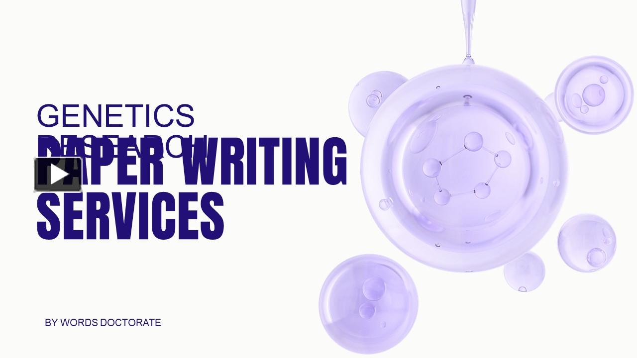 PPT – Affordable Genetics Research Paper Writing Services In Los Angeles, USA PowerPoint ...