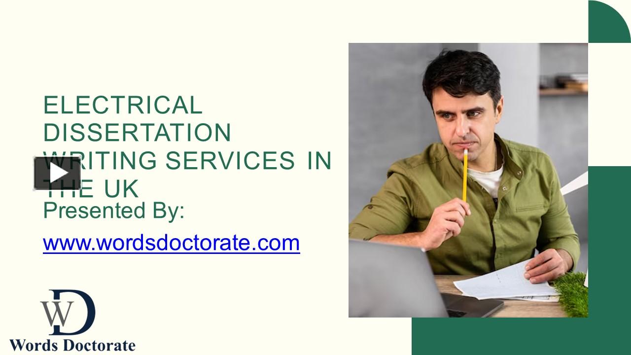 PPT – Electrical Dissertation Writing Services in the UK PowerPoint presentation | free to ...
