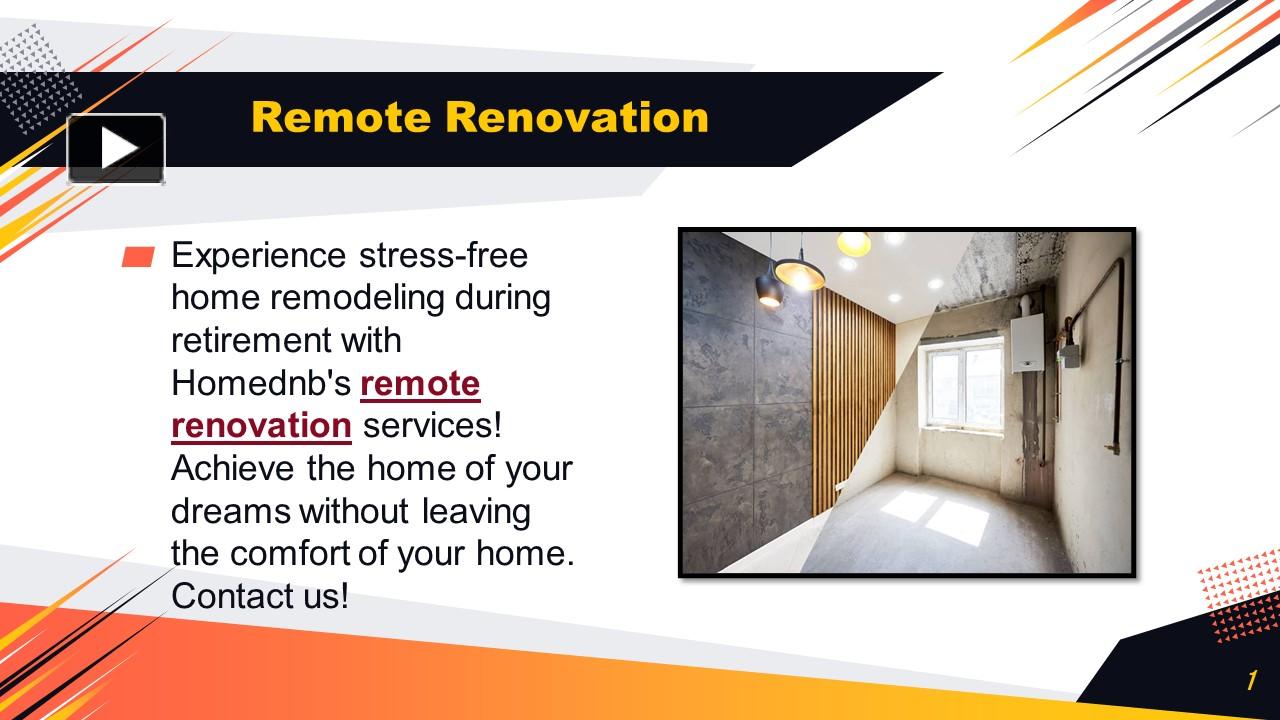 Remote Renovation presentation | free to download