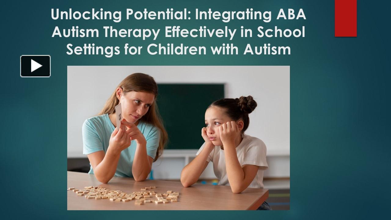 PPT – Unlocking Potential: Integrating ABA Autism Therapy Effectively ...