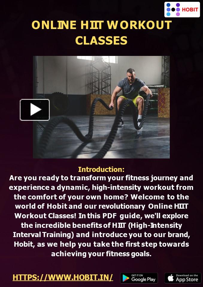 PPT – Online HIIT Classes A Game-Changer | Hobit PowerPoint presentation | free to download - id ...