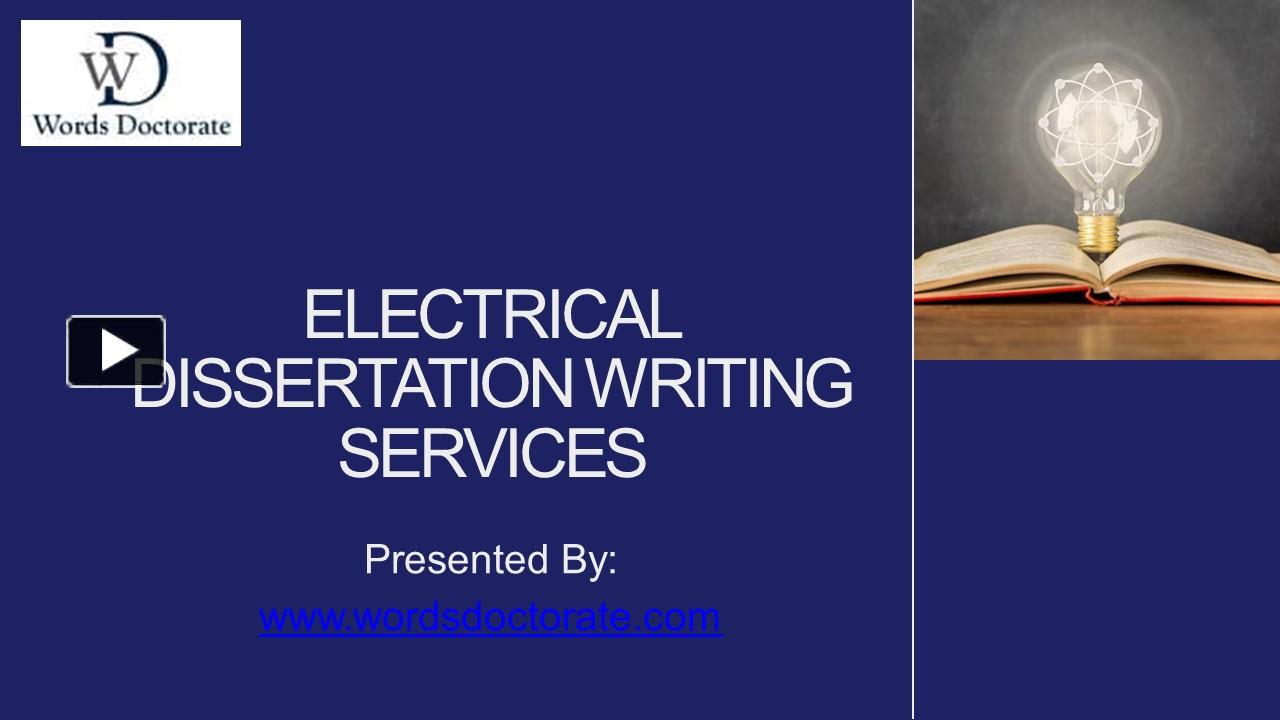 PPT – Electrical Dissertation Writing Services In Carlow, Ireland PowerPoint presentation | free ...