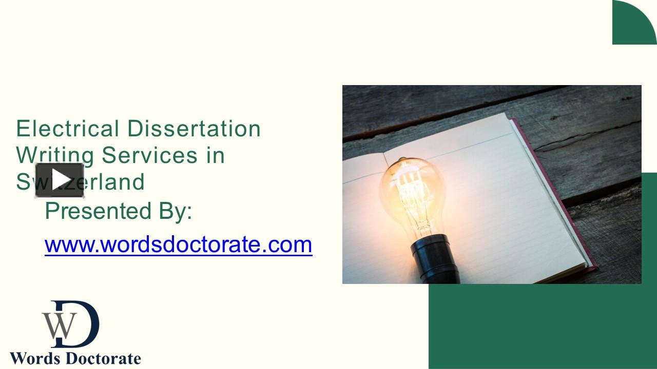 PPT – Electrical Dissertation Writing Services in Geneva, Switzerland PowerPoint presentation ...