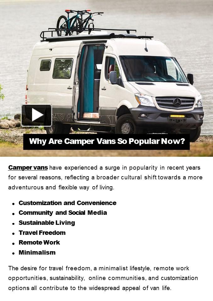 PPT – Why Are Camper Vans So Popular Now? PowerPoint presentation ...