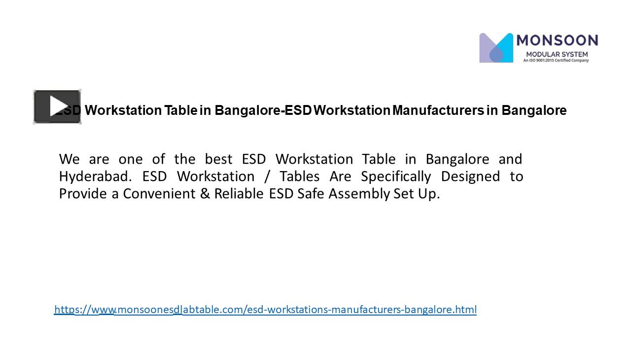 PPT – ESD Workstation Table in Bangalore-ESD Workstation Manufacturers in Bangalore PowerPoint ...
