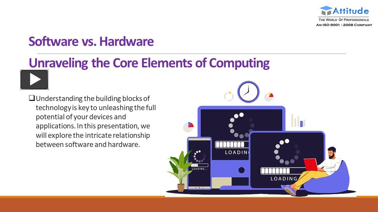 Software vs Hardware: Unraveling the Core Elements of Computing presentation | free to download