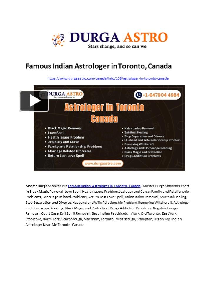 PPT – Famous Indian Astrologer in Toronto, Canada PowerPoint presentation | free to download ...