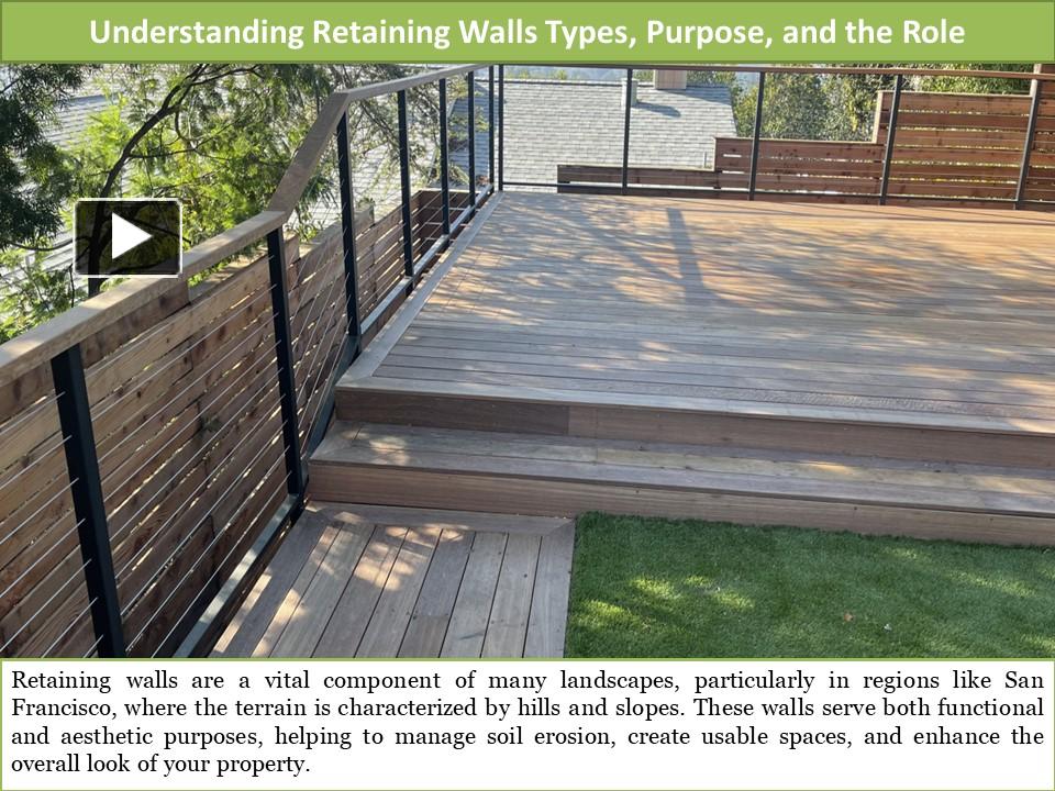 PPT – Understanding Retaining Walls Types Purpose and the Role PowerPoint presentation | free to ...
