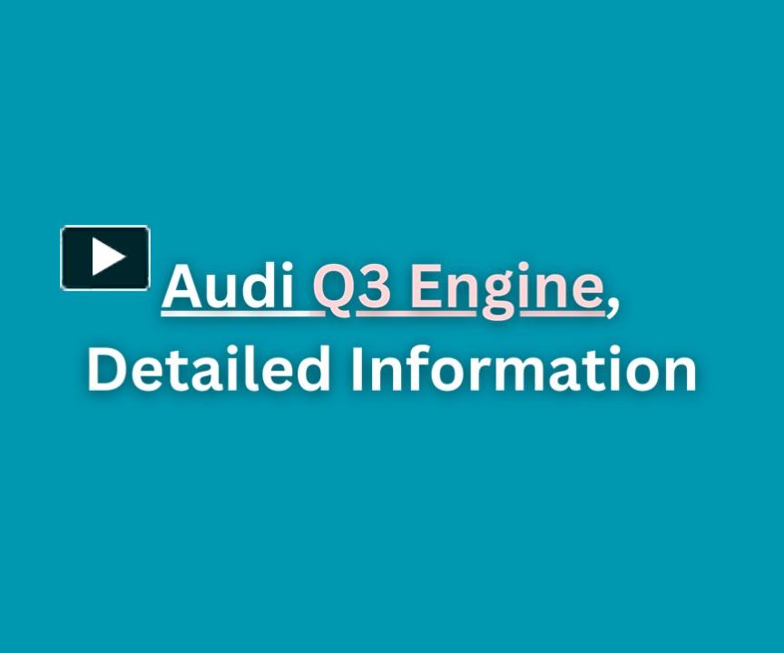 PPT – Audi Q3 Engine & Info PowerPoint presentation | free to download - id: 97fde2-YmYyN