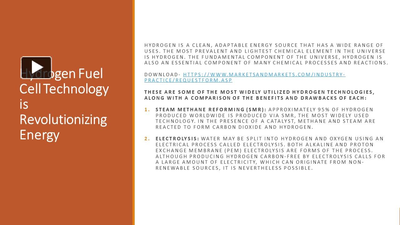 PPT – Hydrogen Fuel Cell Technology is Revolutionizing Energy ...